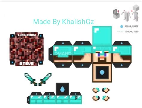 Pixel Papercraft Mini Steve