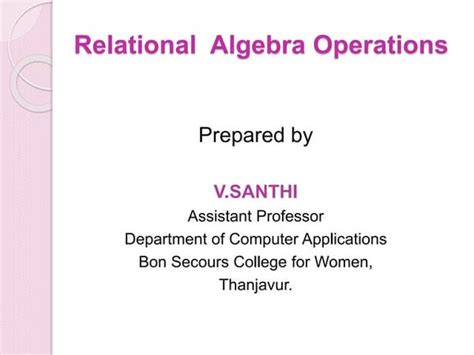 lecture 3 relational algebra i pptx