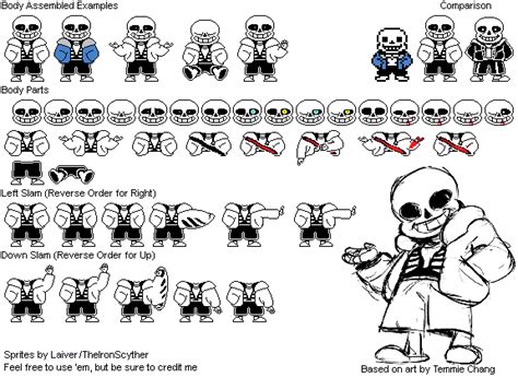 Dusttrust Sans Sprite Sheet Howto Draw