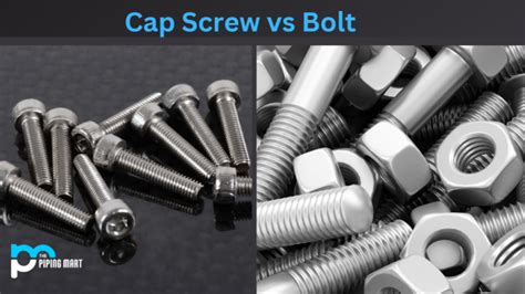 Cap Screw Vs Bolt What S The Difference