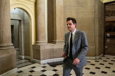 Justice Dept Wont Bring Charges Against Gaetz In Sex Trafficking Inquiry The New York Times