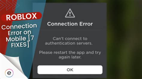 Roblox Connection Error On Mobile Fixes Exputer