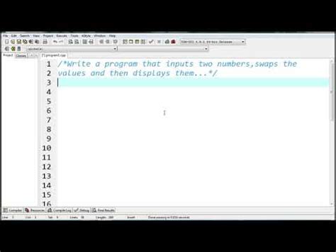 Coding In C Write A Program That Inputs Two Numbers Swaps The