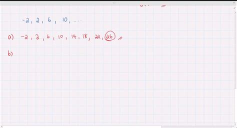 solved for each arithmetic sequence in questions find a the 8 th term b an explicit formula