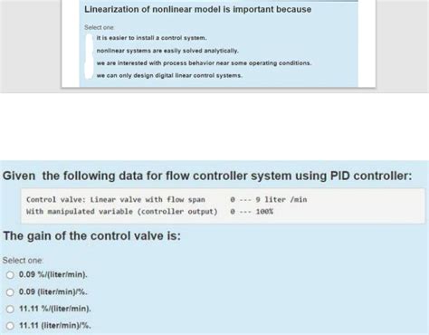 solved linearization of nonlinear model is important because