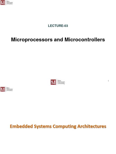 microprocessors and microcontrollers lecture 03 download free pdf central processing unit