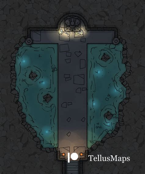 Cave Shrine Battle Map By Tellusmaps On Deviantart