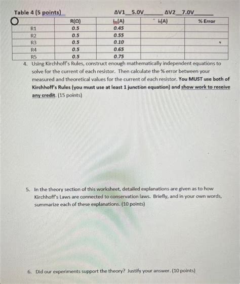 Solved Using Kirchhoff S Rules Construct Enough Chegg
