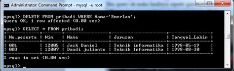 Cara Membuat Dan Menghapus Tabel Pada Mysql Serba Komputer NBKomputer