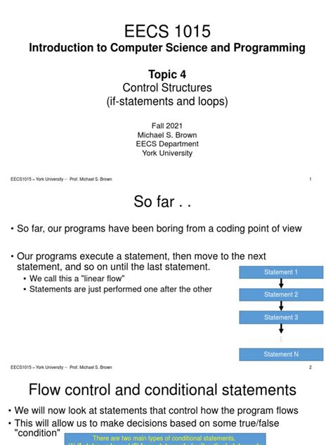 eecs 1015 introduction to computer science and programming topic 4 pdf boolean data type
