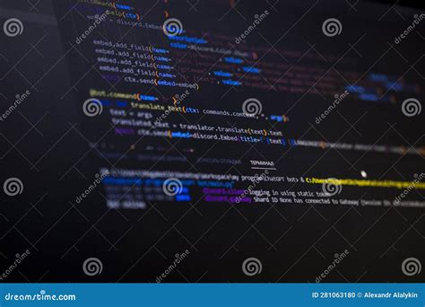 software source code program code code on a computer screen the developer is working on