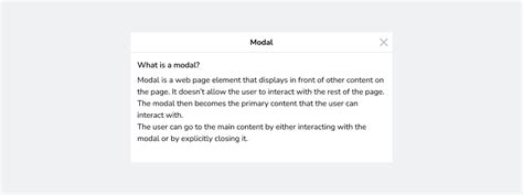 create a modal frontend machine coding html css js