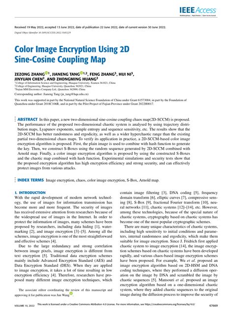 pdf color image encryption using 2d sine cosine coupling map