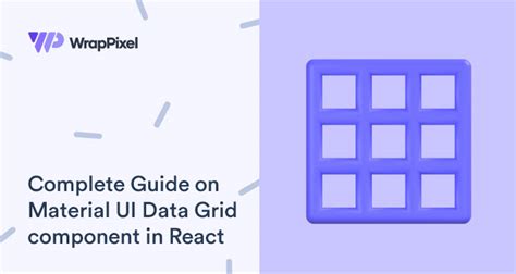 Material UI MUI Using Data Grid Component In MUI X With React