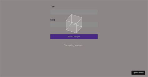 React Form Codesandbox