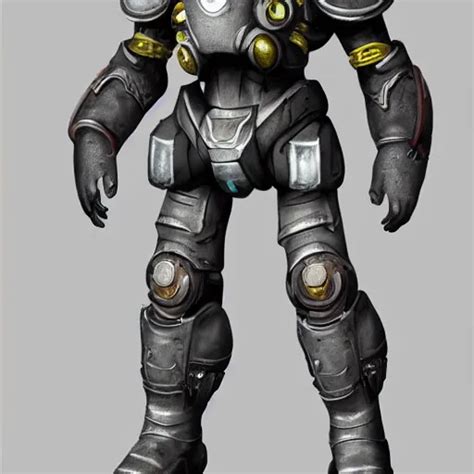 Fallout Concept Art Power Armor Based Off Of A Cat Stable Diffusion