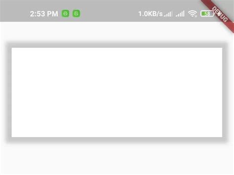 Container BoxShadow Example In Flutter