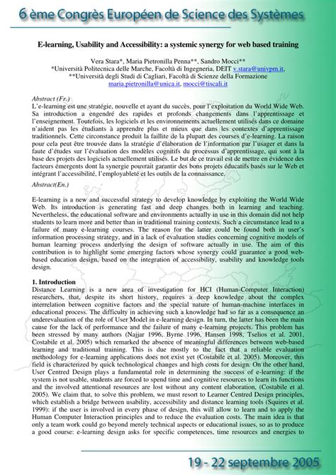 pdf e learning usability and accessibility a systemic synergy for web based training