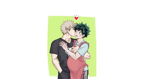 Izuku Midoriya Katsuki Bakugou In White Background Hd My Hero Academia Wallpapers Hd