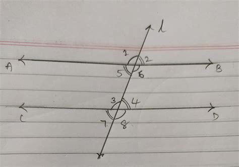 prove that if a transversal intersects two parallel lines then each pair of corresponding