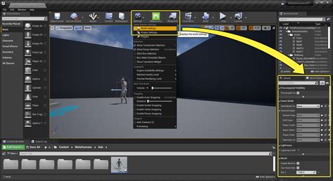World Settings Unreal Engine 4 27 Documentation