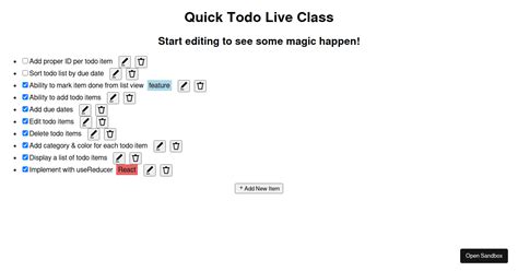 Simple Todo App With React Hooks Forked Codesandbox