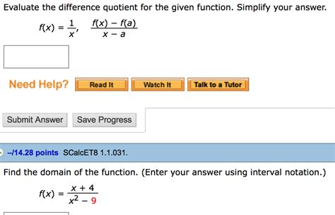 simplify the difference quotient for the given function slideshare