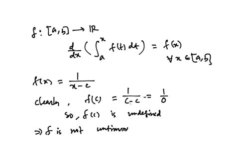 solved fundamental theorem of calculus explain why the fundamental theorem of calculus cannot be