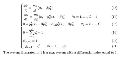 [tex latex] main label in a system of equations math solves everything