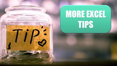 excel 2020 more excel tips excel tips mrexcel publishing