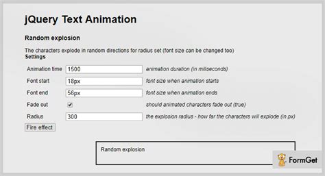 Best Jquery Text Animation Plugins Free And Paid Formget