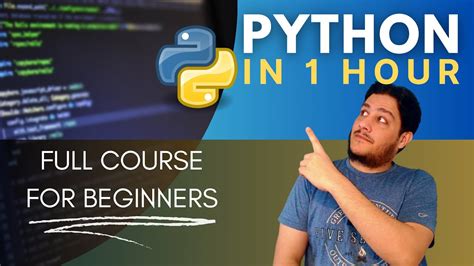 python for beginners learn python in 1 hour [full course tutorial] youtube