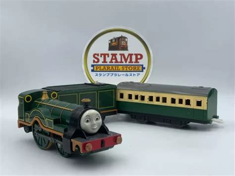 Tomy Trackmaster Plarail Emily The Emerald Engine W The Green Express 4500 Picclick