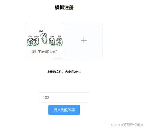 vue3 springboot实现文件上传 vue3 springboot文件上传 csdn博客