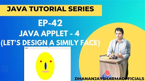 EP 42 Java Tutorial Java Applet 4 Let S Design A Smily Face