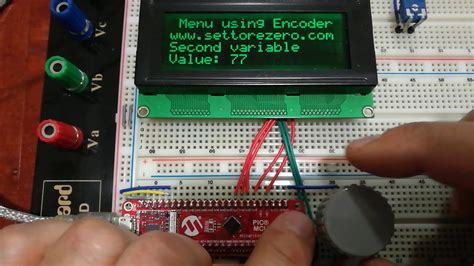 Menu Using A Rotary Encoder Demo Youtube