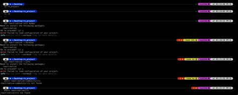 Npx React Native Info And Npx React Native Init Fails With Error