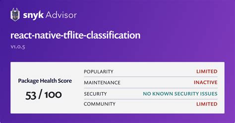 React Native Tflite Classification Npm Package Snyk