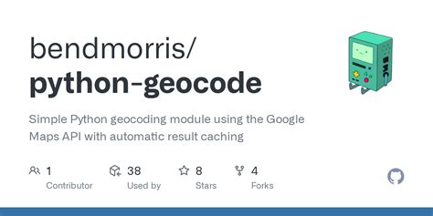 Github Bendmorris Python Geocode Simple Python Geocoding Module
