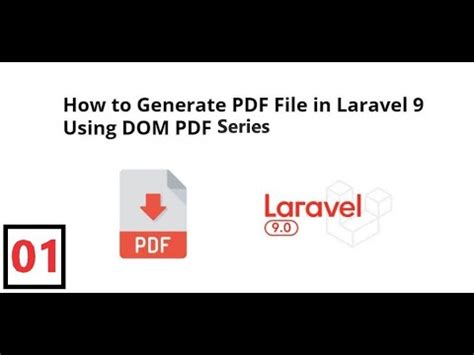 01 How To Generate PDF In Laravel With DOMPDF Generate Pdf In