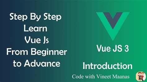 New Project Update Vue Js Introduction Step By Step Learn Vue Js 3