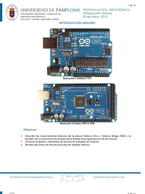 clase 16 introducción arduino pdf arduino microcontrolador