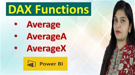 Power BI DAX For Beginners AVERAGE AVERAGEA AVERAGEX Power BI DAX