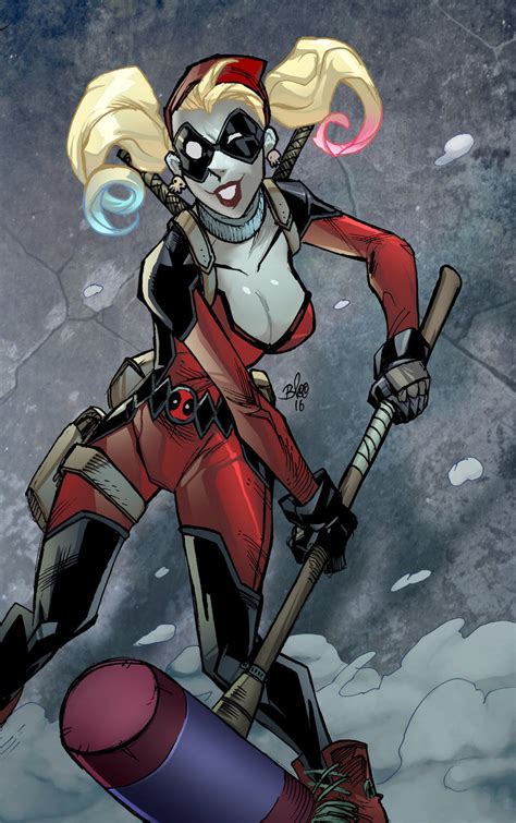 Deadpool Дэдпул Уэйд Уилсон Harley Quinn Харли Квинн Харлин Квинзель Marvel