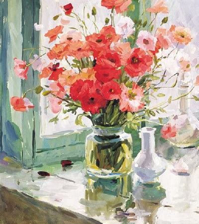 水粉静物花卉基础技法 露西学画画