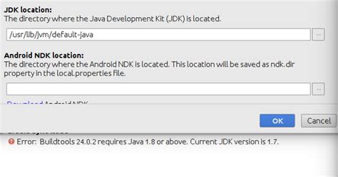 Android Configure JDK In Android Studio Answall