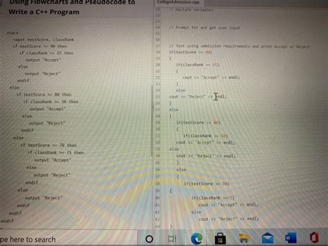 solved using flowcharts and pseudocode to write a c