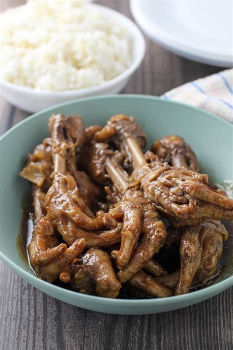 Adobong Paa Nang Manok Chicken Feet Adobo Kawaling Pinoy