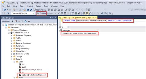 how to setup azure active directory office 365 authentication with azure sql database paas