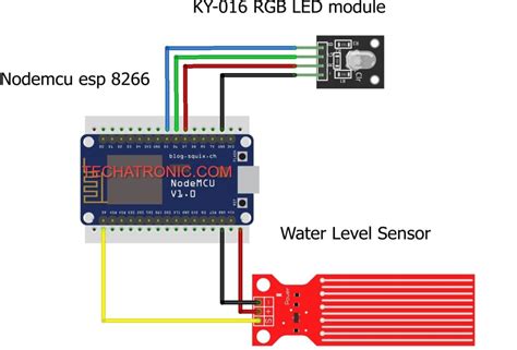 Monitoring Water Tank Level With Esp8266 Nodemcu Via